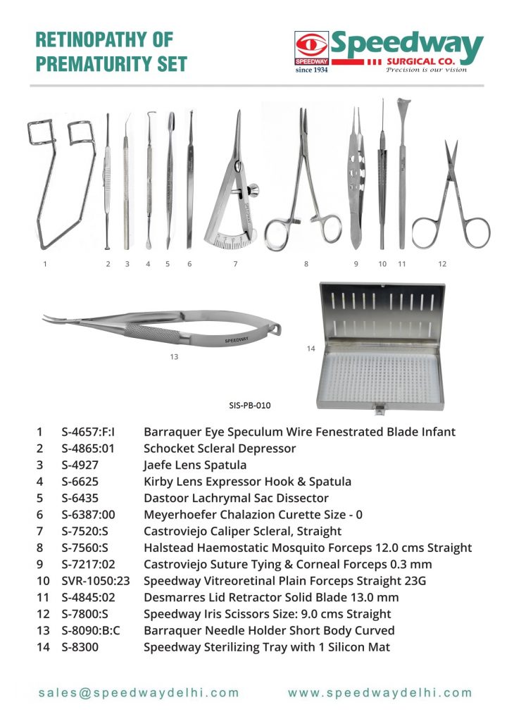 Retinopathy of Prematurity ROP Set - IAPB Valued Supplier Scheme