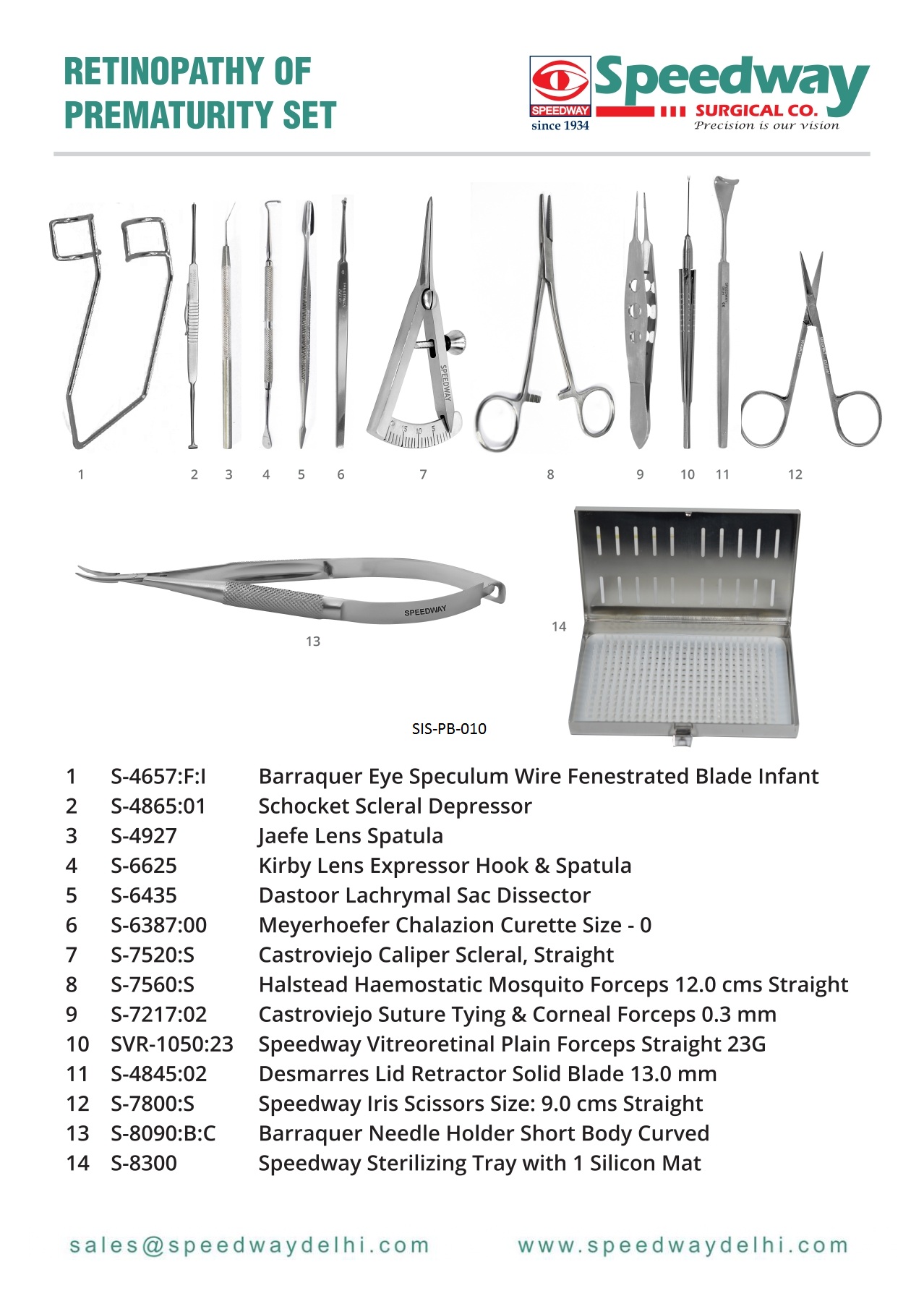 Retinopathy of Prematurity ROP Set - IAPB Valued Supplier Scheme