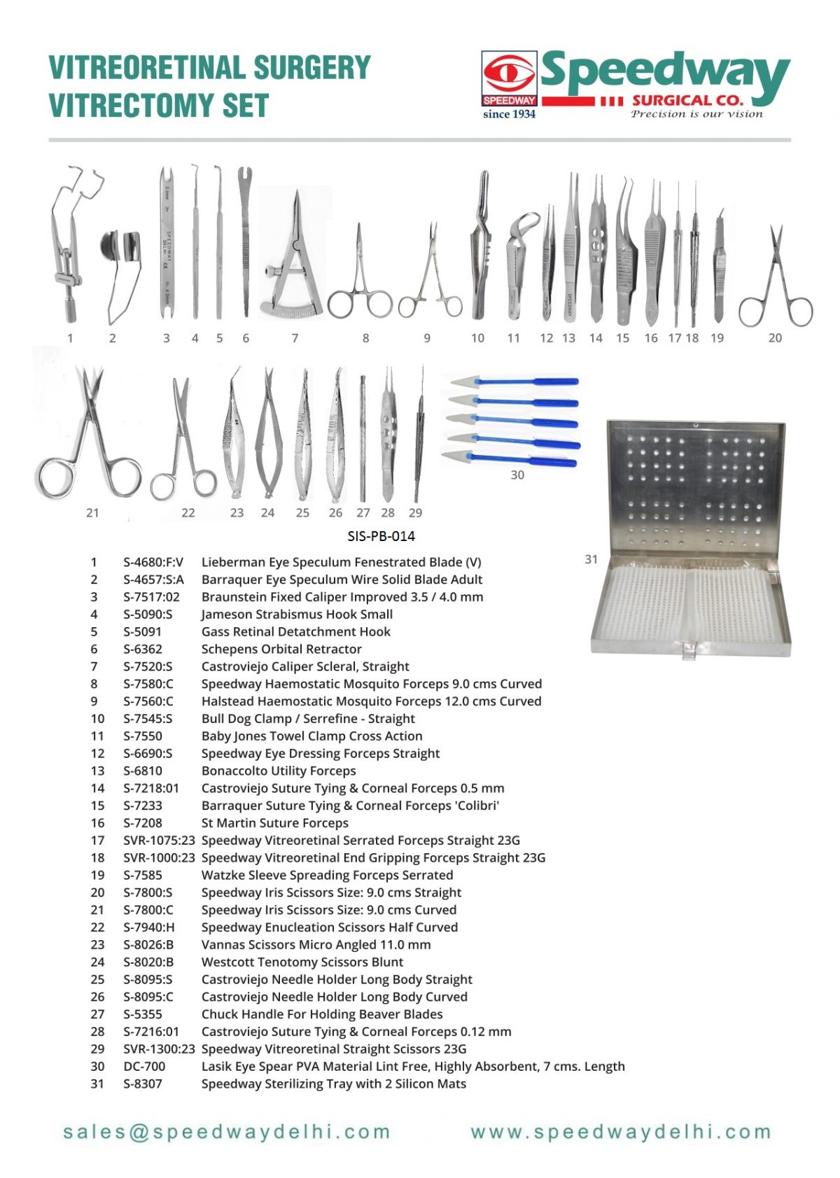 Vitreoretinal Surgery Vitrectomy Set - IAPB Valued Supplier Scheme